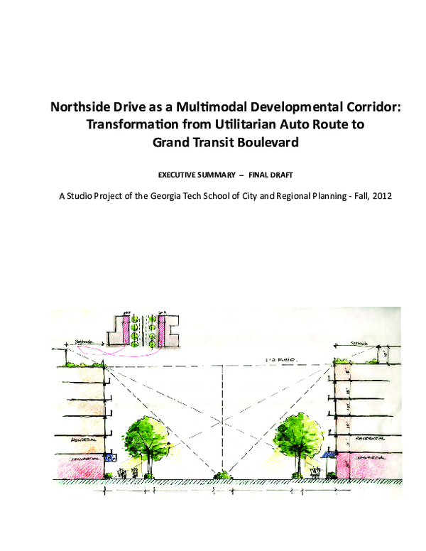 (PDF) Northside Drive as a Multimodal Developmental Corridor ...