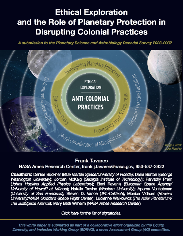 (PDF) Ethical Exploration and the Role of Planetary Protection in ...