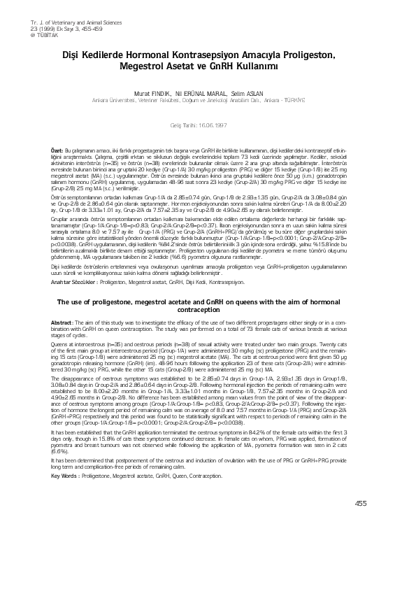 (PDF) The use of proligestone, megestrol acetate and GnRH on queens ...