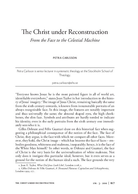 (PDF) The Christ under Reconstruction