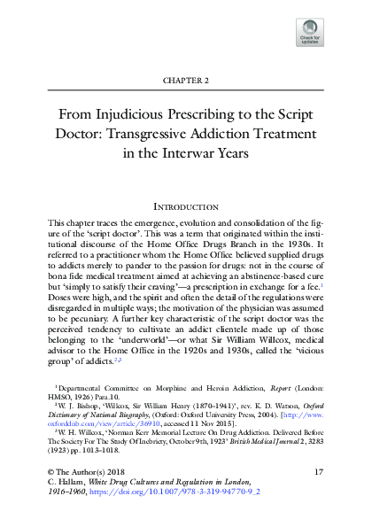 (PDF) From Injudicious Prescribing to the Script Doctor: Transgressive ...