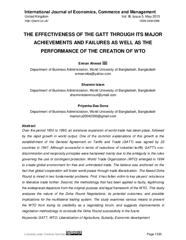 (DOC) Most-Favoured-Nations (MFN) and National Treatment (NT ...