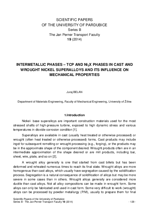 (PDF) OF THE UNIVERSITY OF PARDUBICE Series B The Jan Perner Transport ...
