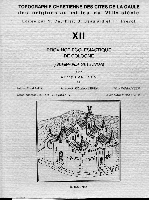 (PDF) Maastricht [Early Christian Topography, 4th-8th cent.]