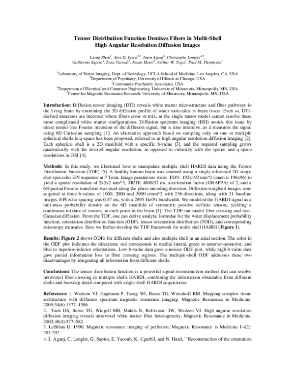 (PDF) Tensor Distribution Function Demixes Fibers in Multi-Shell High Angular Resolution ...