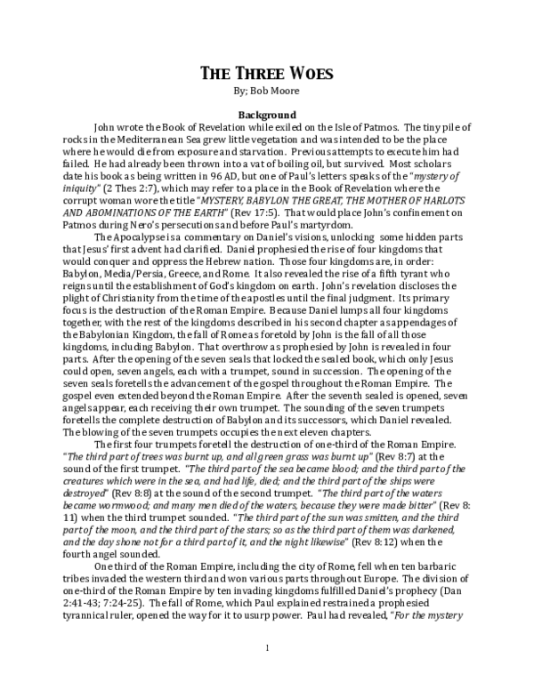 (PDF) The Three Woes