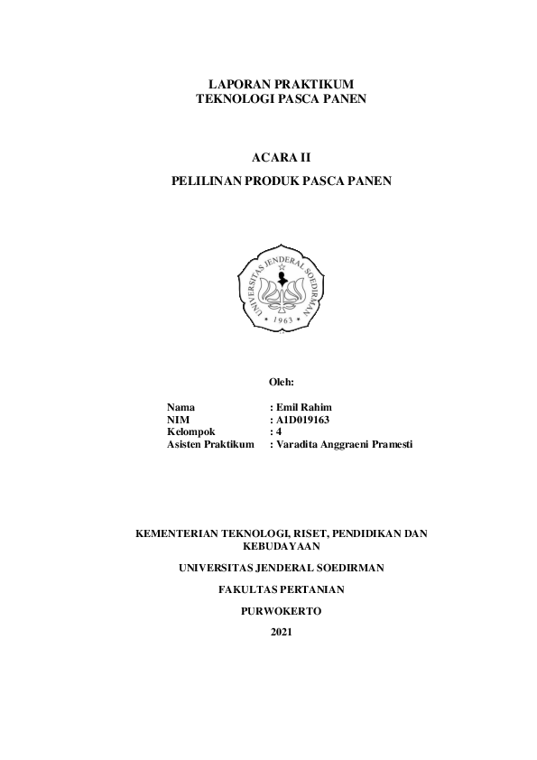 (PDF) PELILINAN PRODUK PASCA PANEN