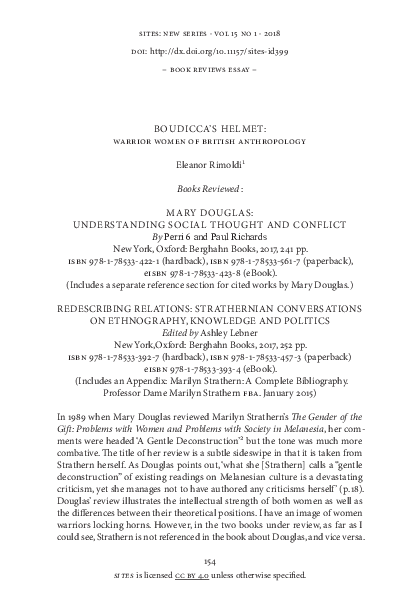 (PDF) Boudicca's Helmet: Warrior Women of British Anthropology