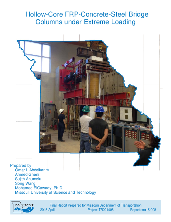 (PDF) Hollow-core FRP-concrete-steel bridge columns under extreme loading
