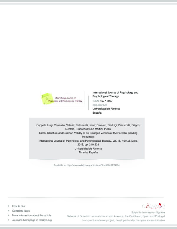 (PDF) Factor Structure and Criterion Validity of an Enlarged Version of ...