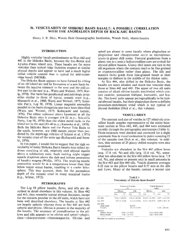 (PDF) 36. Vesicularity of Shikoku Basin Basalt: A Possible Correlation ...