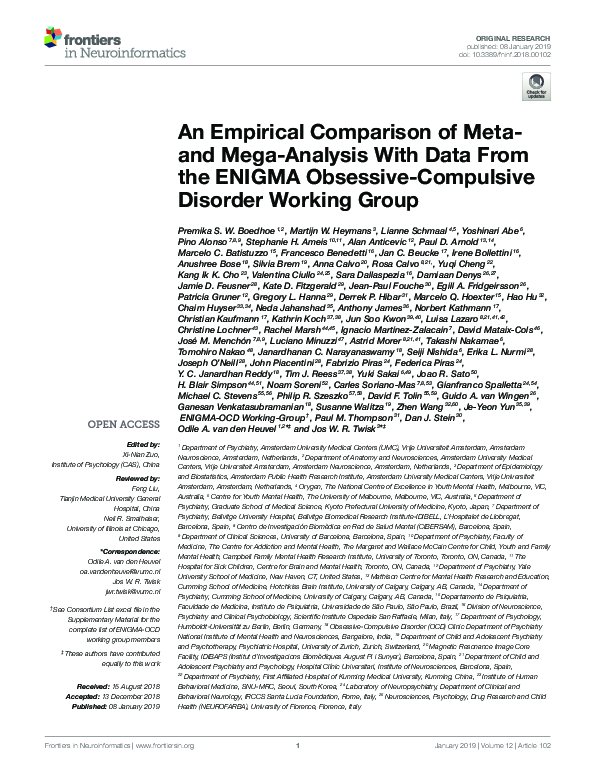 (PDF) An Empirical Comparison of Meta- and Mega-Analysis With Data From ...