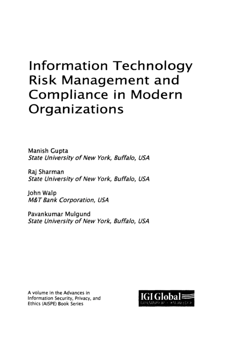 (PDF) Information Technology Risk Management and Compliance in Modern ...