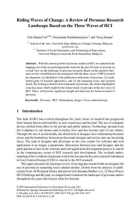 (PDF) Riding Waves of Change: A Review of Personas Research Landscape ...