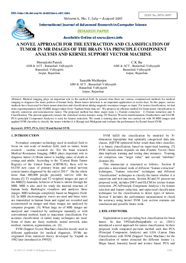 Pdf A Novel Approach For Extraction And Classification Of Ecg Signal