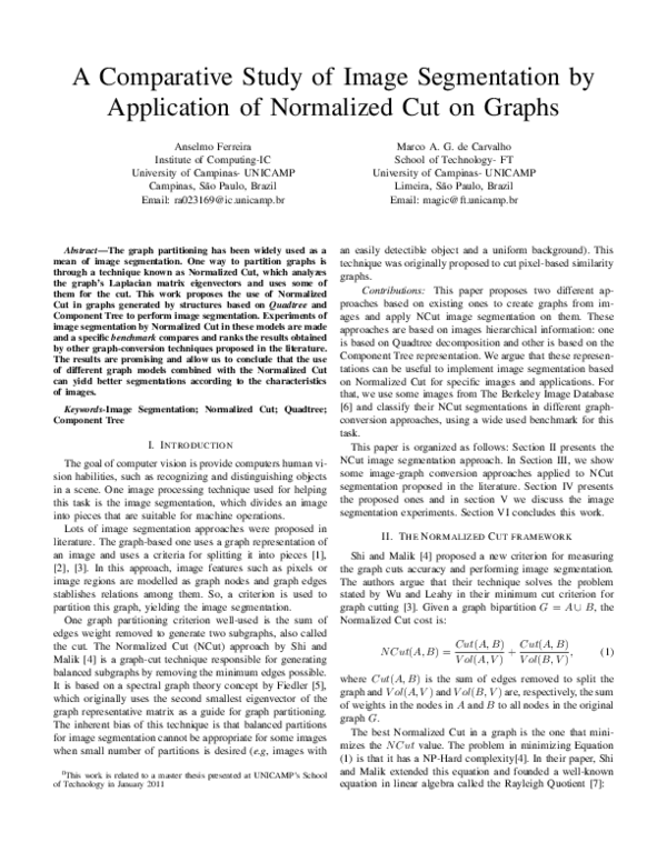 (PDF) A Comparative Study of Image Segmentation by Application of ...