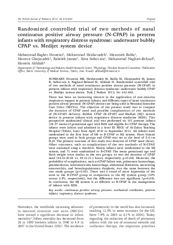 (PDF) Randomized controlled trial of two methods of Nasal Continuous ...