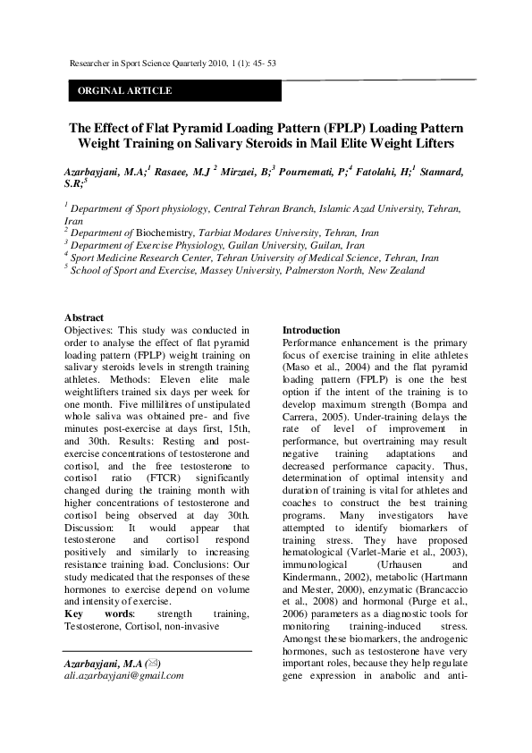 (PDF) The Effect of Flat Pyramid Loading Pattern (FPLP) Loading Pattern ...