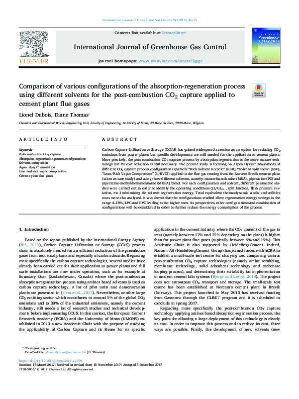 (PDF) Comparison of various configurations of the absorption ...