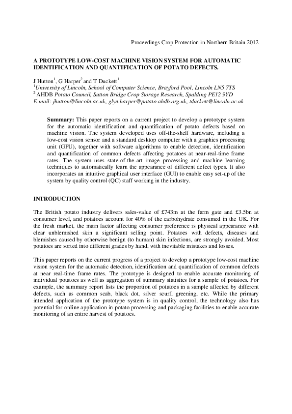 (PDF) A prototype low-cost machine vision system for automatic identification and quantification ...
