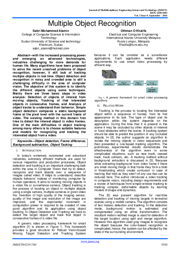 (PDF) Multiple object recognition | OTHMAN O KHALIFA - Academia.edu (PDF) Multiple object recognition | OTHMAN O KHALIFA - Academia.edu