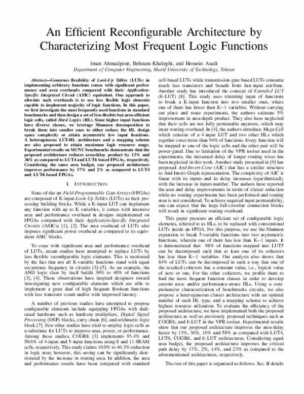 (PDF) An efficient reconfigurable architecture by characterizing most ... (PDF) An efficient reconfigurable architecture by characterizing most ...
