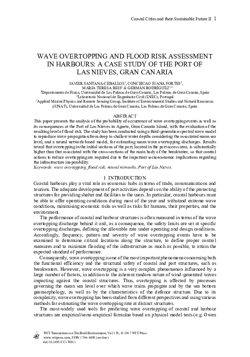 (PDF) Wave Overtopping and Flood Risk Assessment in Harbours: A Case ...