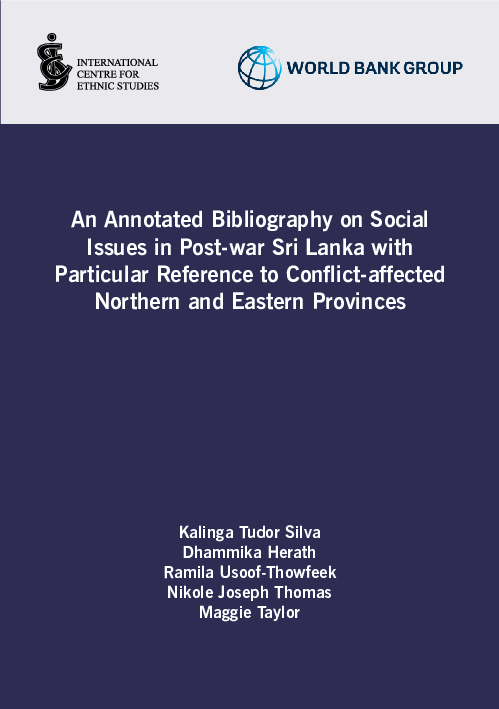(PDF) An annotated bibliography on social issues in post-war Sri Lanka ...