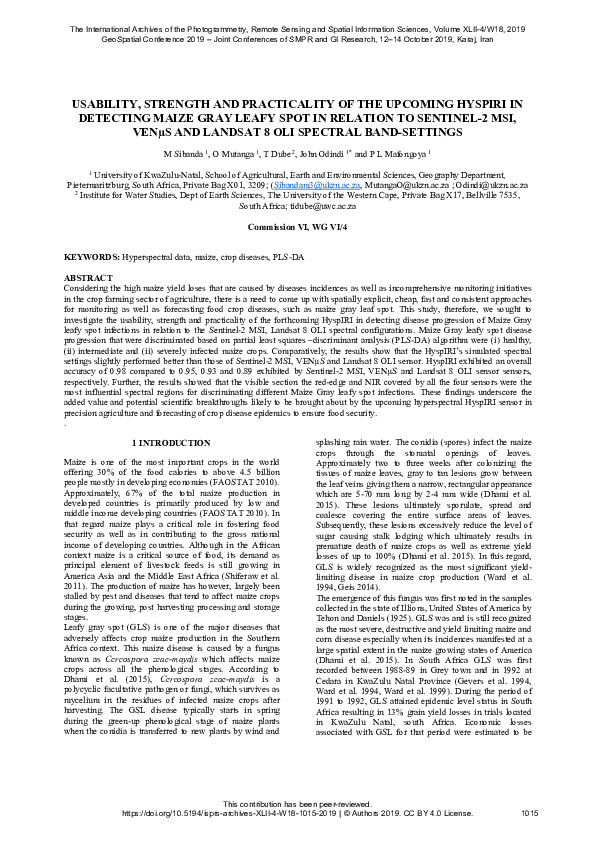 (PDF) Usability, Strength and Practicality of the Upcoming Hyspiri in ...