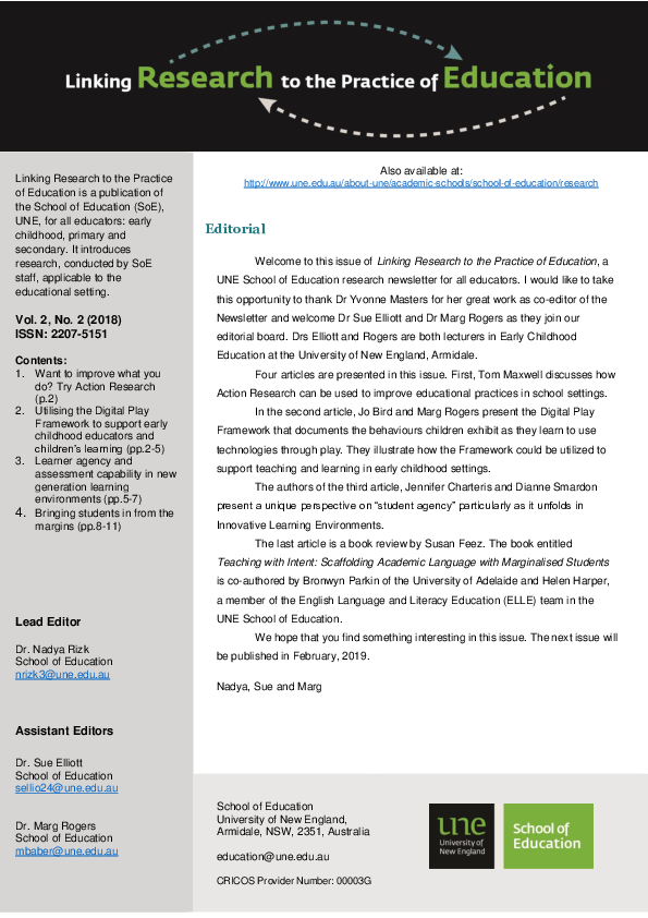 (PDF) Utilising the Digital Play Framework to support early childhood ...