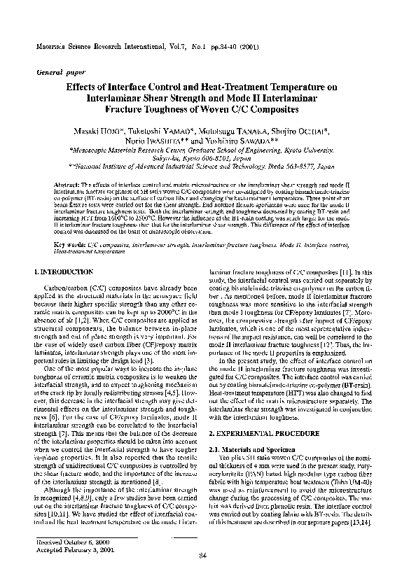 (PDF) Effects of Interface Control and Heat-Treatment Temperature on ...