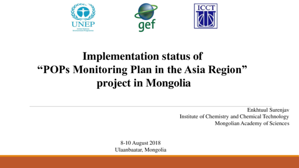 (PDF) Implementation Status of “POPs Monitoring Plan in the Asia Region ...
