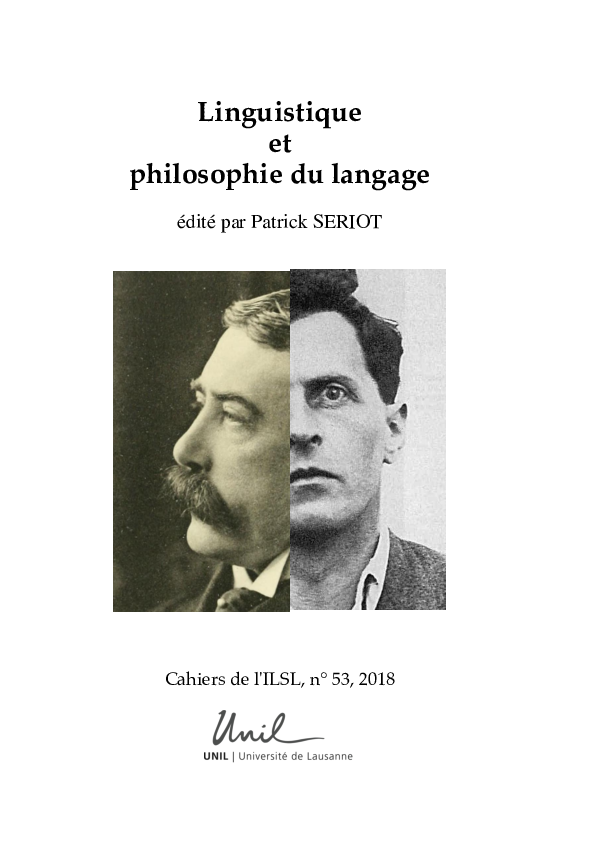 (PDF) Between Linguistics and Philosophy of Language