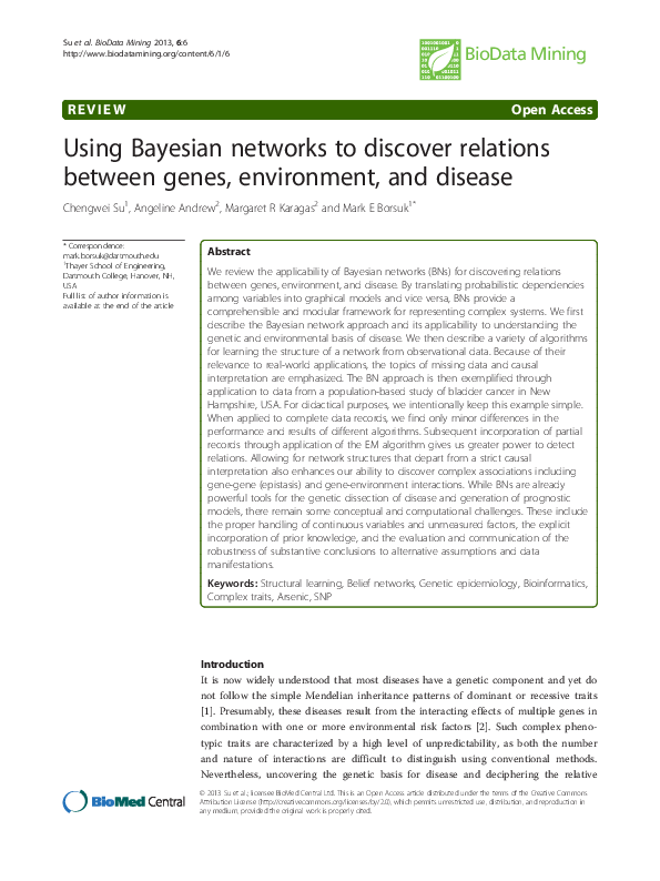 (PDF) Using Bayesian networks to discover relationships between bibliometric indices. A case ...