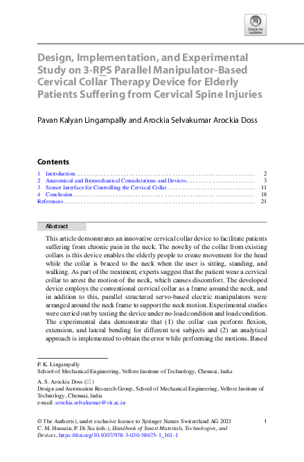 (PDF) Design, Implementation, and Experimental Study on 3-RPS Parallel Manipulator-Based ...