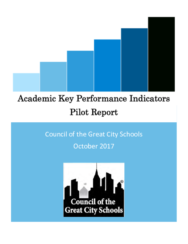 (PDF) Academic Key Performance Indicators: Pilot Report