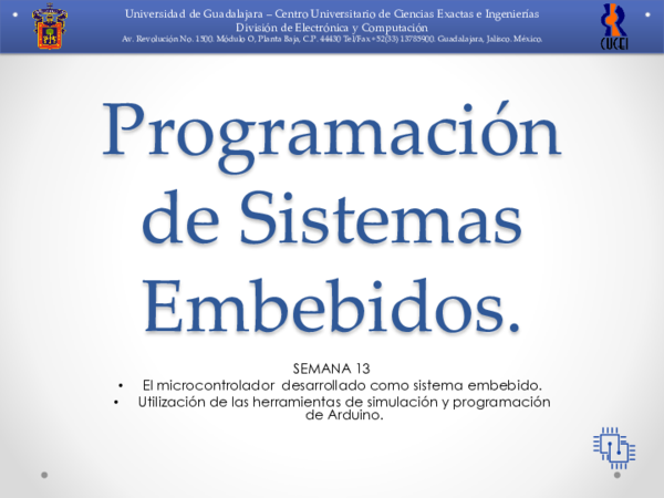 (PDF) Programacion de Sistemas Embebidos