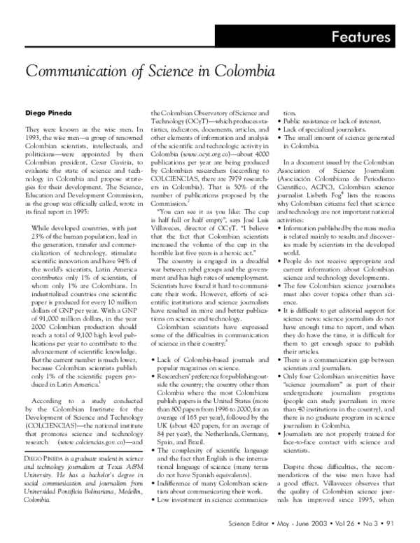 (PDF) Colombian scientists