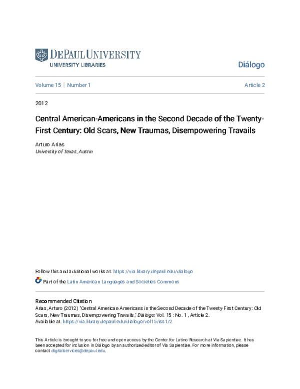 (PDF) Central American-Americans in the Second Decade of the Twenty ...