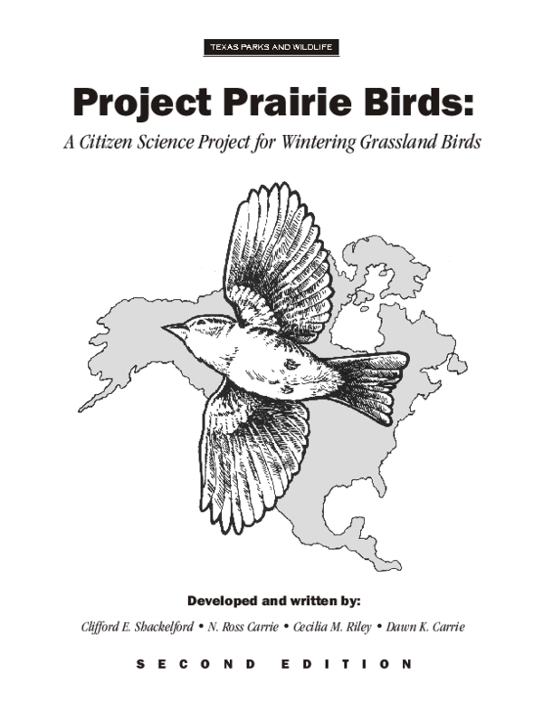 (PDF) Project Prairie Birds: A Citizen Science Project for Wintering ...