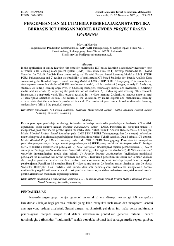 (PDF) Pengembangan Media E-Learning Berbasis LMS Moodle Pada Matakuliah Anatomi Fisiologi ...