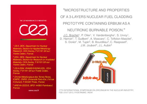 (PDF) Microstructure and Properties of a Three-Layer Nuclear Fuel ...