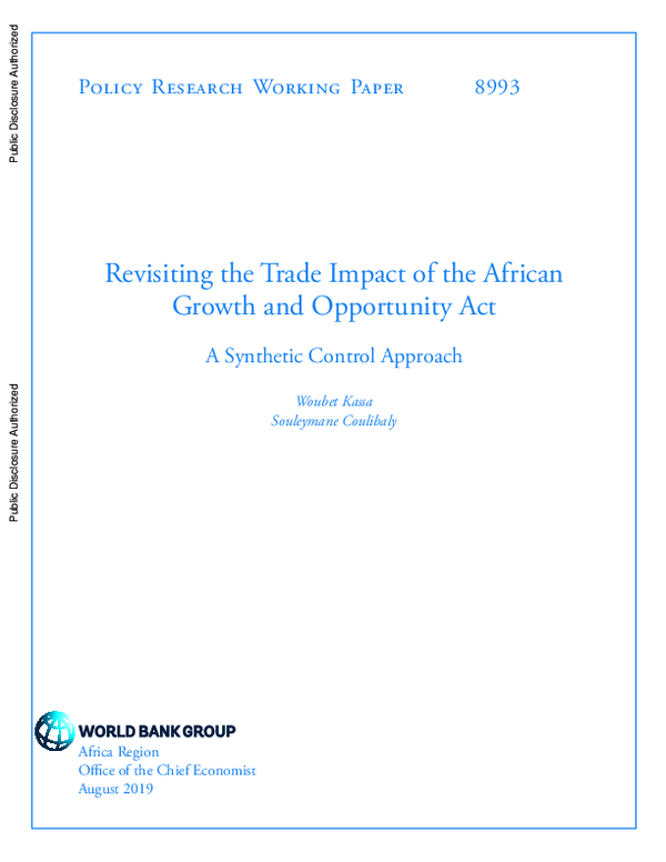 (PDF) Revisiting the Trade Impact of the African Growth and Opportunity ...