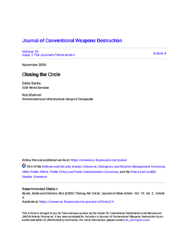 (PDF) Closing the Circle