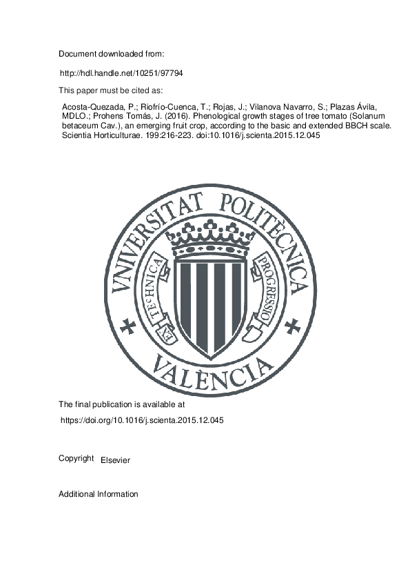(PDF) Phenological growth stages of tree tomato (Solanum betaceum Cav ...