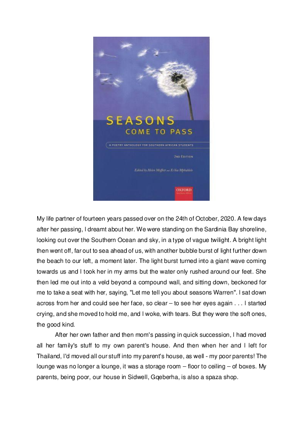 (PDF) Helen Moffett and Es'kia Mphahlele's - *Seasons Come to Pass* - A ...