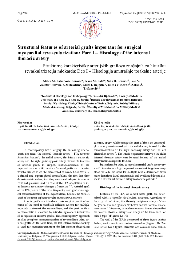 (PDF) Structural features of arterial grafts important for surgical ...