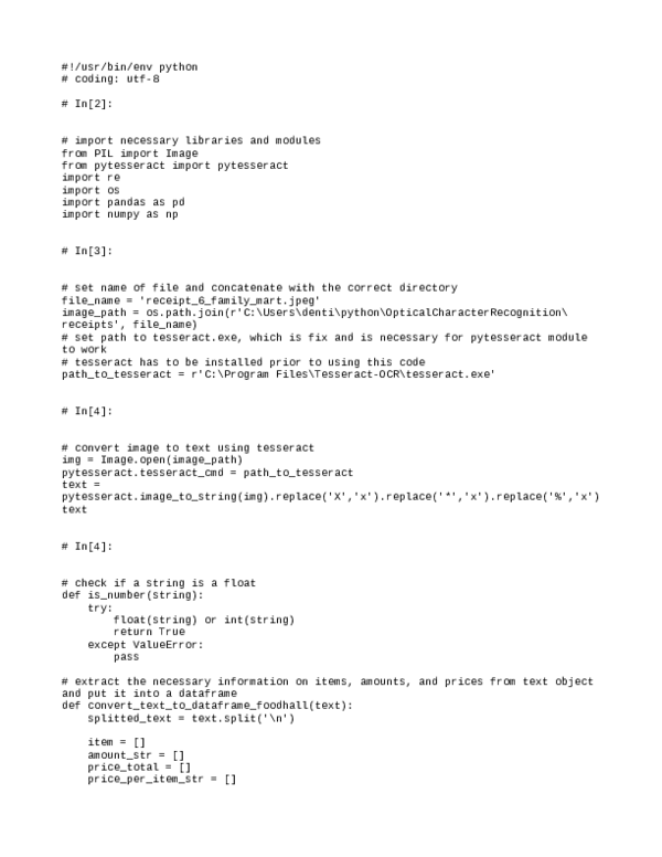 Python Price Extractor from Receipt Image | Mario Dentice - Academia.edu