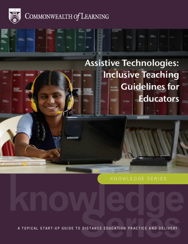 (PDF) Assistive Technologies: Inclusive Teaching Guidelines for Educators