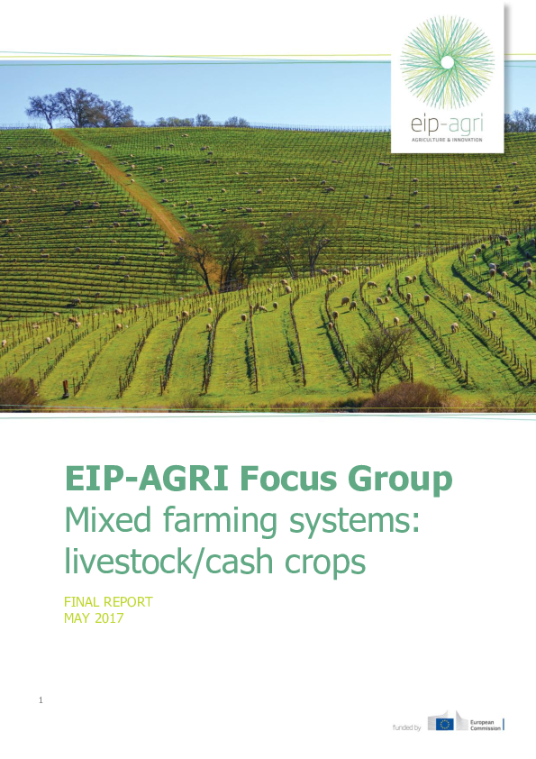 (PDF) EIP-AGRI Focus Group Mixed farming systems: livestock/cash crops